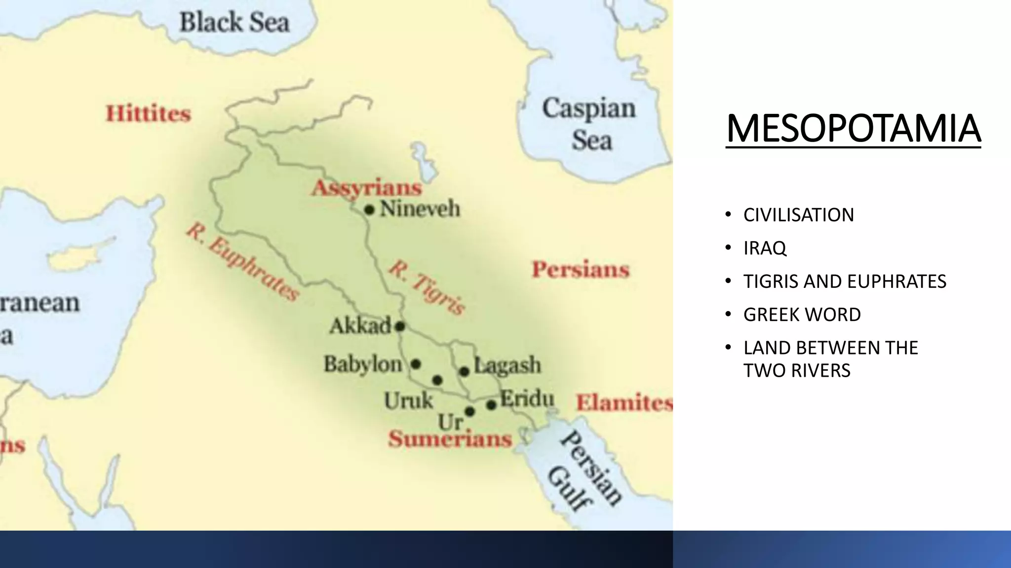 MESOPOTAMIA KEY VOCABULARY | PPTX