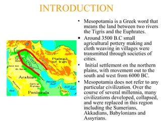 Mesopotamia | PPT | Geography | Science