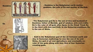Mesopotamian mythology | PPTX