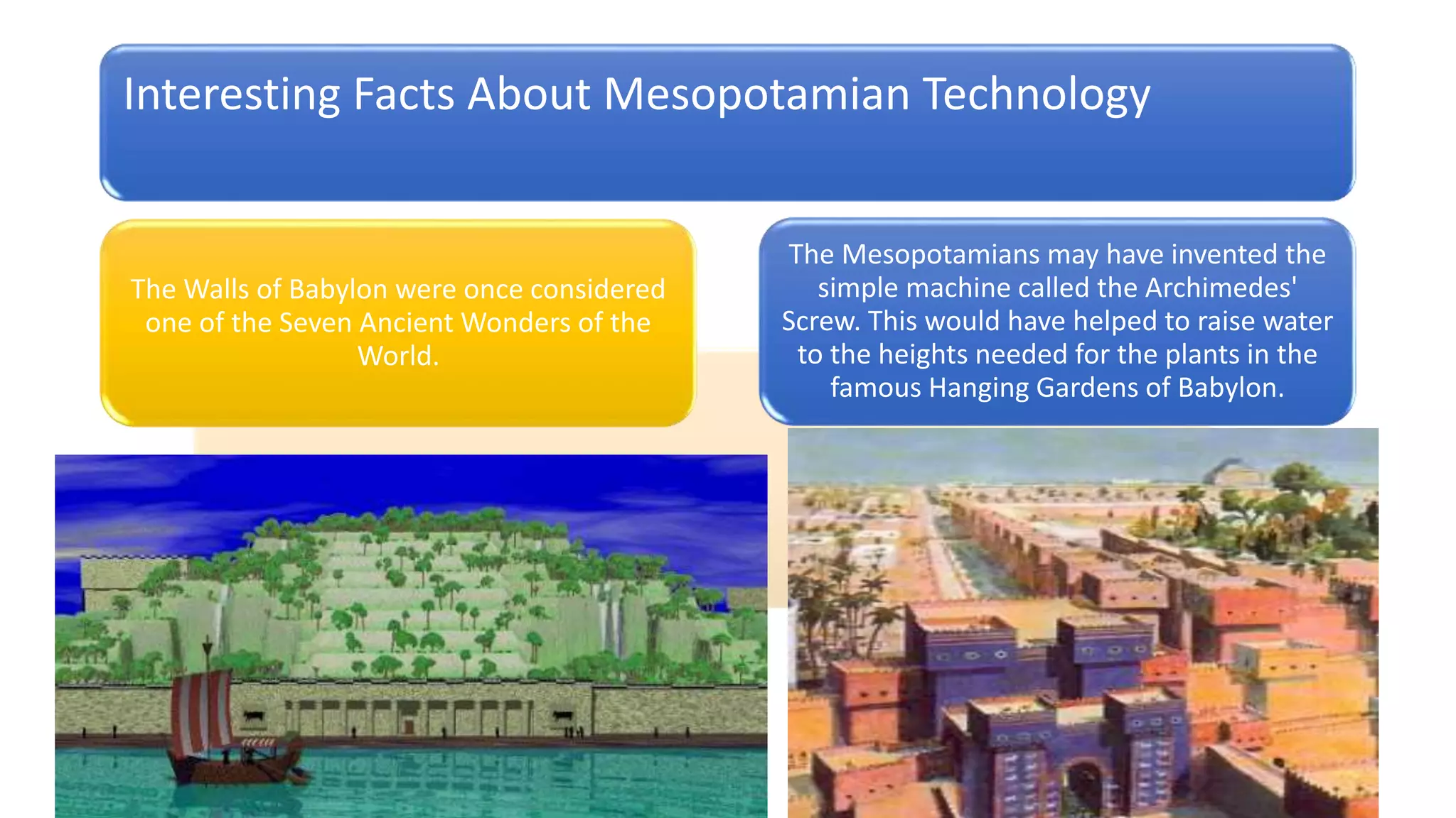 Contributions of Mesopotamian civilizations | PPTX