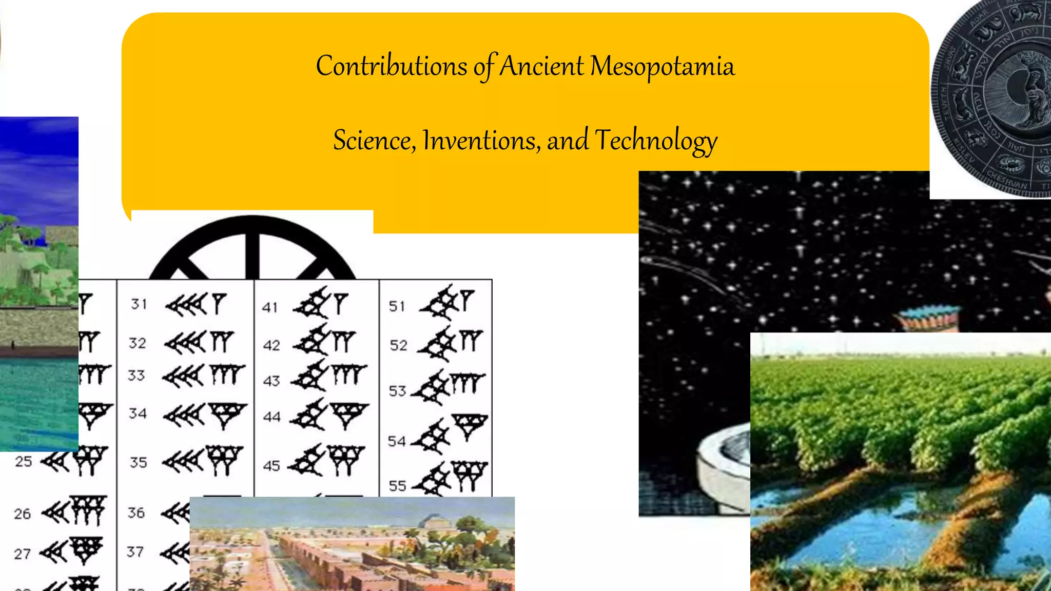 Contributions of Mesopotamian civilizations | PPTX