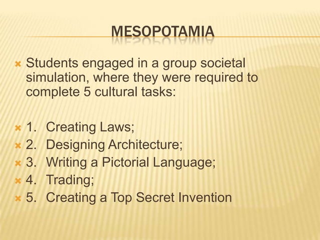 Mesopotamian societies | PPTX | Education