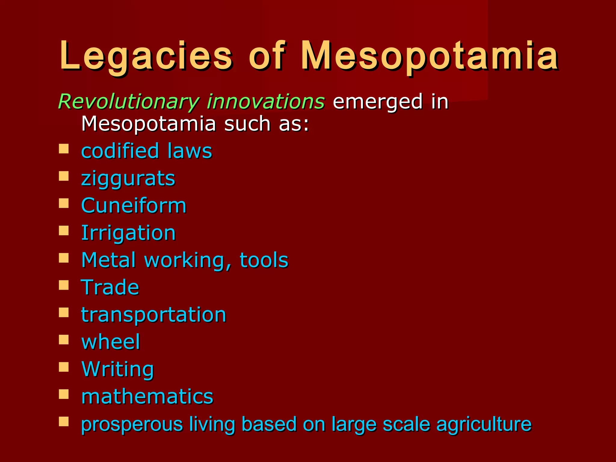 Mesopotamia power point | PPT
