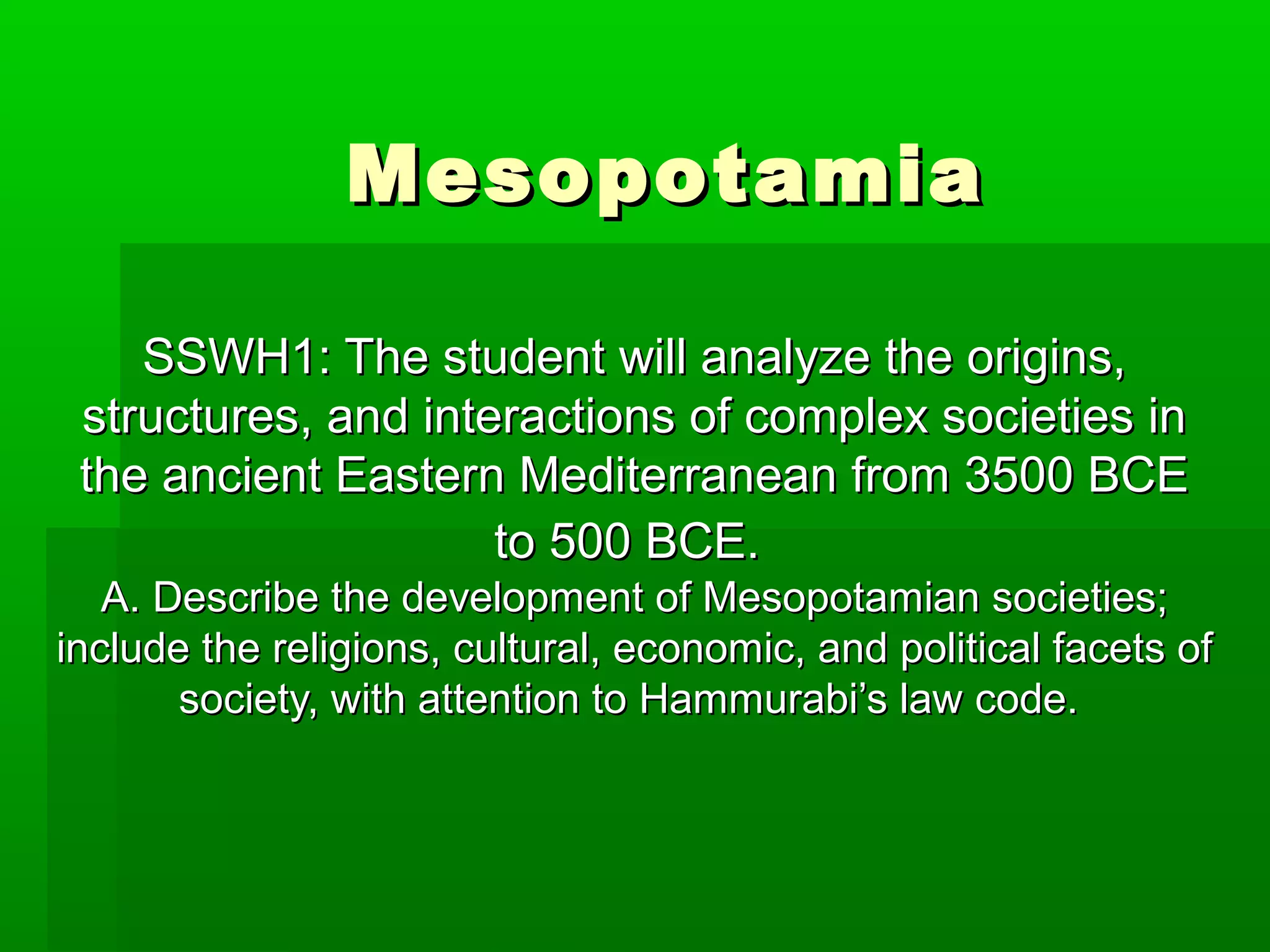 Mesopotamia ppt | PPT | Hinduism | Religion & Spirituality