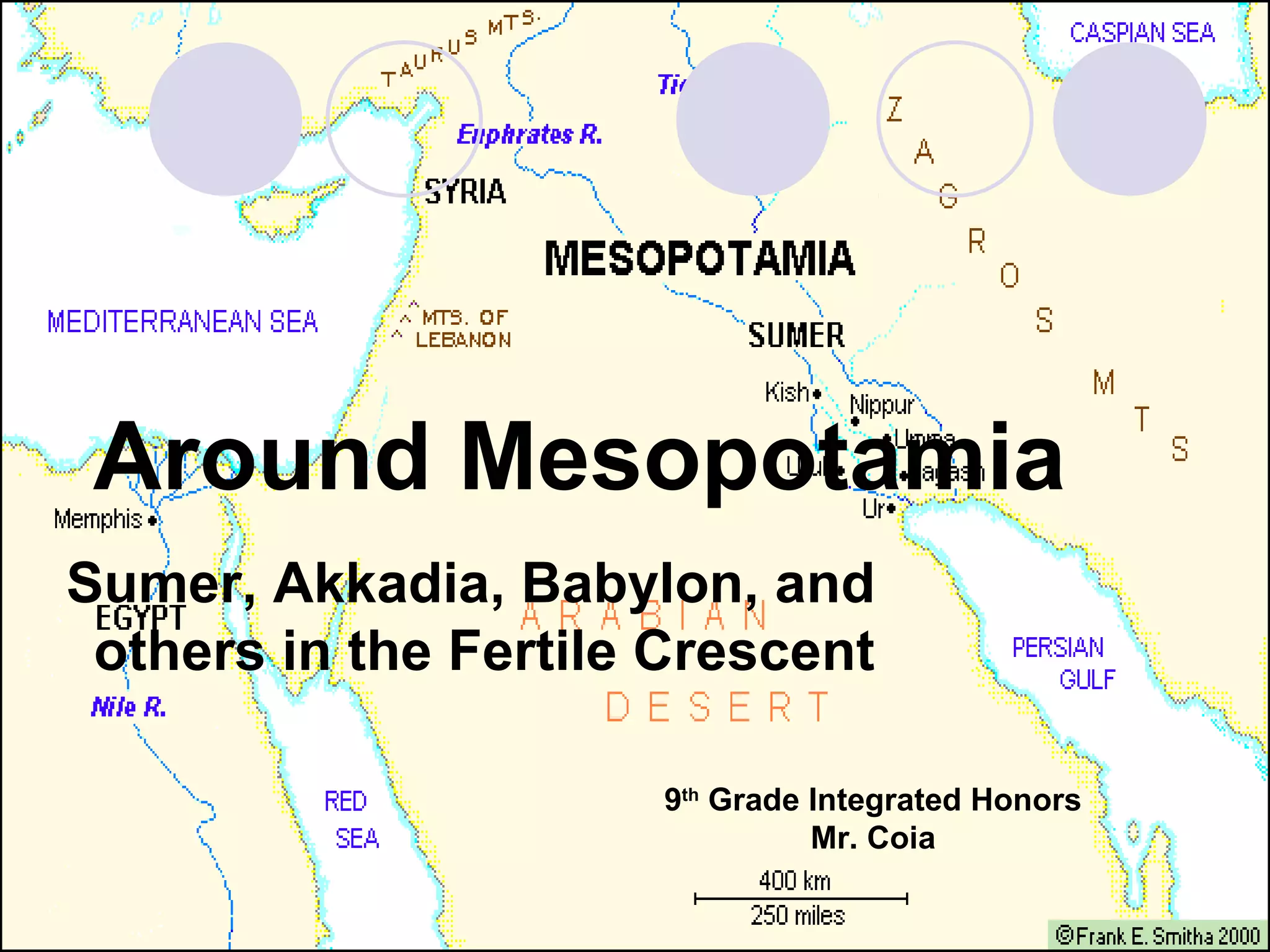 Mesopotamia "CRADLE OF CIVILIZATION" | PPT