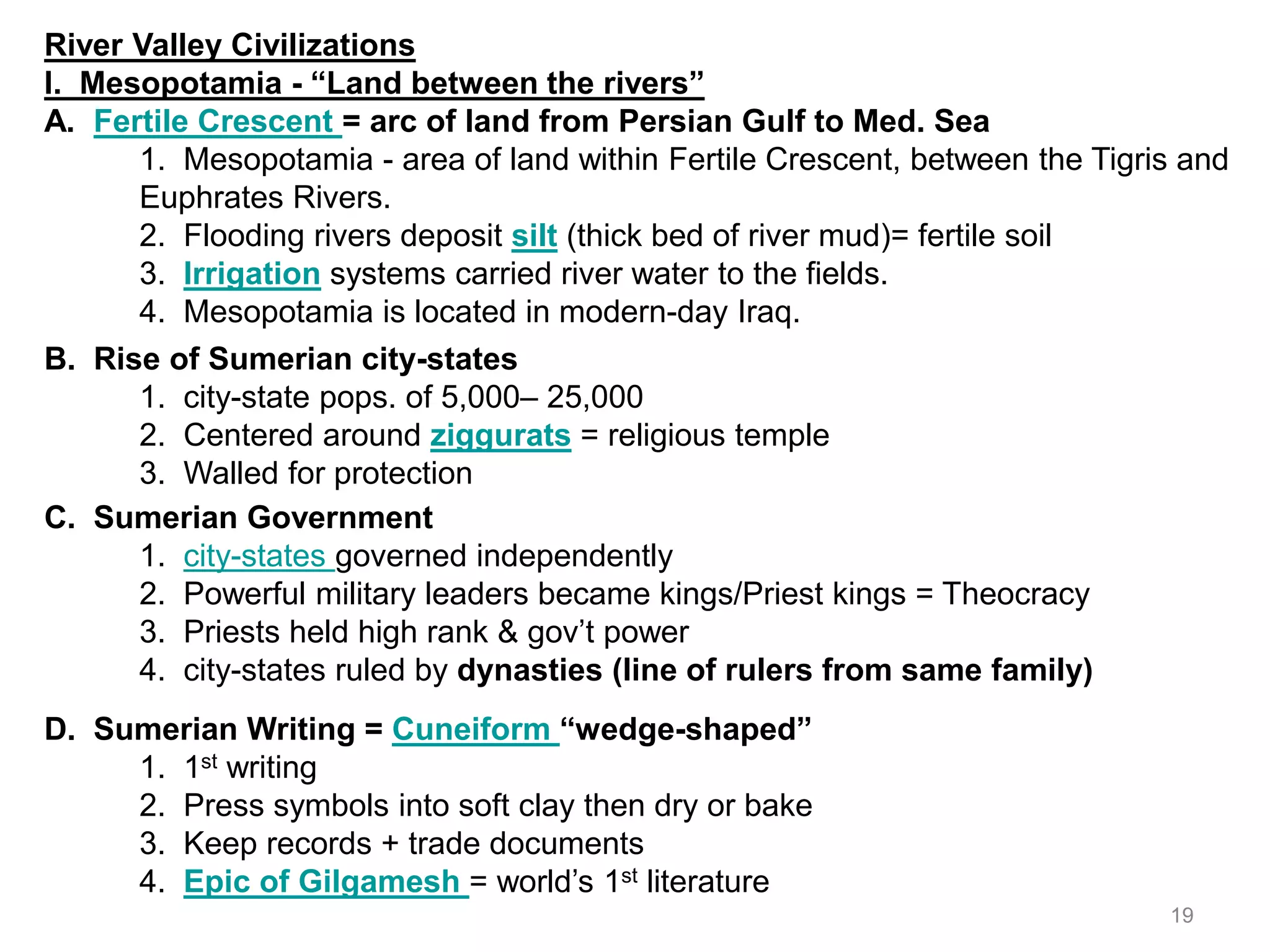 Sumerians & Early Empires | PPTX