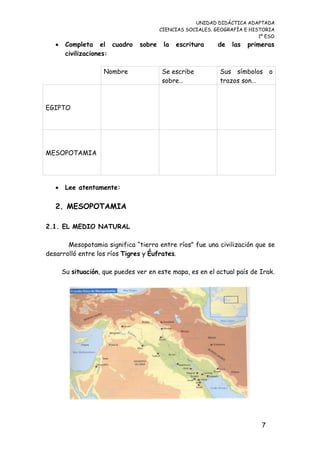 Mesopotamia y egipto | PDF