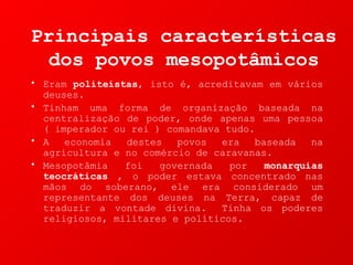 Mesopotâmia: terra entre rios | PPT