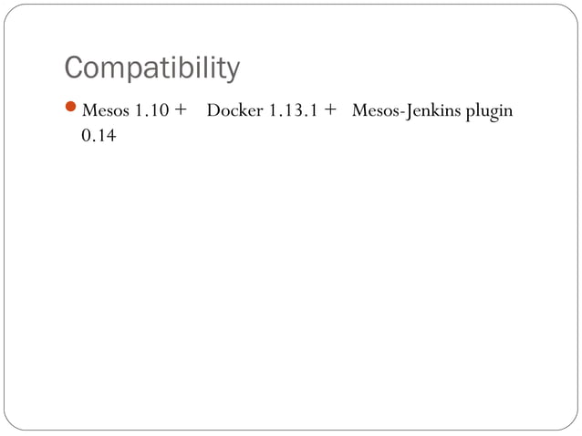 Mesos Docker Jenkins Ppt