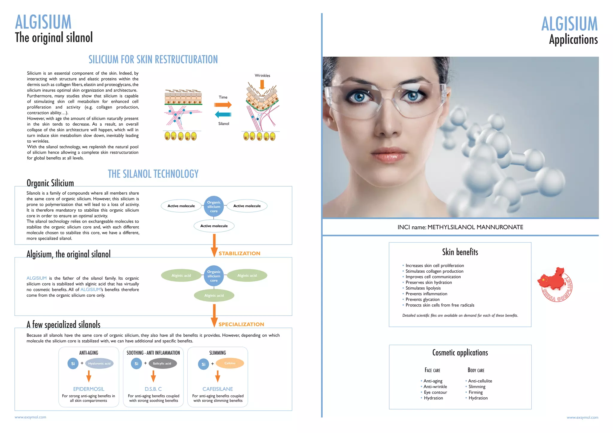Mesoskinline-Algesium -Silicium for Skin Reconstruction | PDF