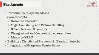 Datacenter Computing and Resource Management Using Apache Mesos | PPT