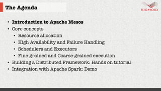 Datacenter Computing and Resource Management Using Apache Mesos | PPT