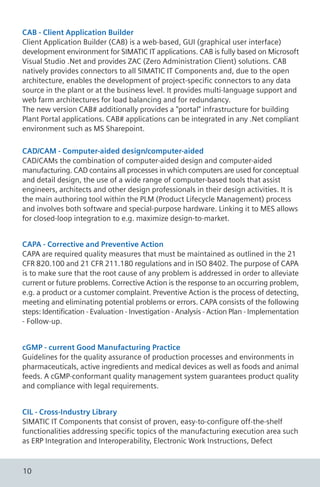 MES (Manufacturing Execution System) Pocket Guide | PDF