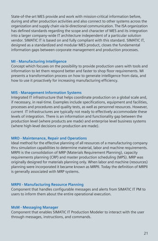 MES (Manufacturing Execution System) Pocket Guide | PDF