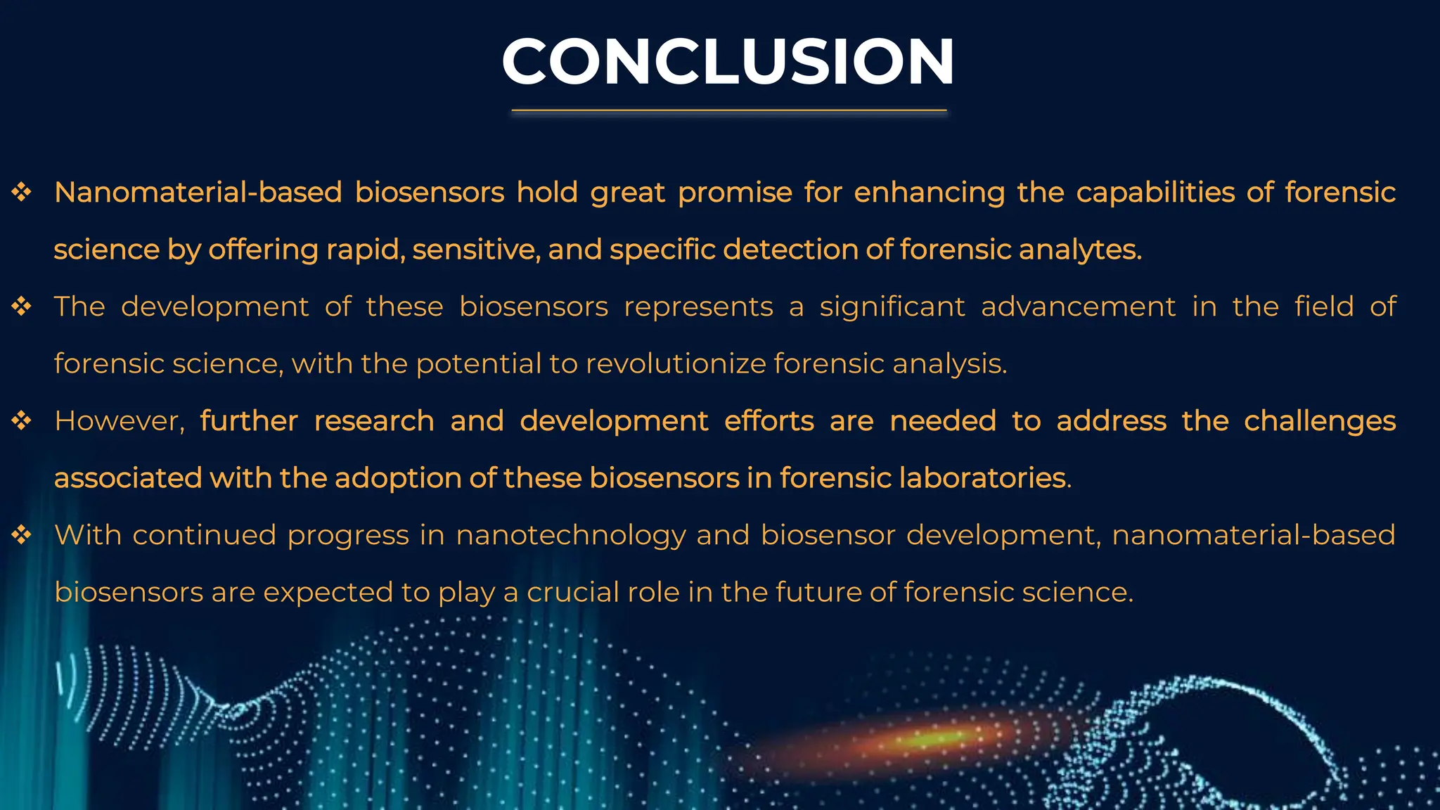 nanotechnology in forensic science...... | PPTX