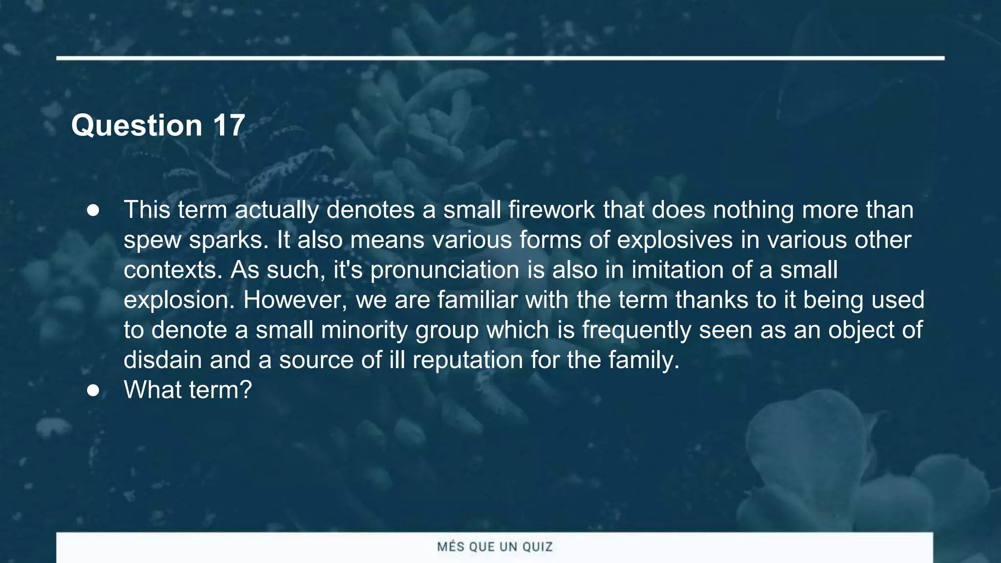 Mes que un quiz -General Quiz | PPT