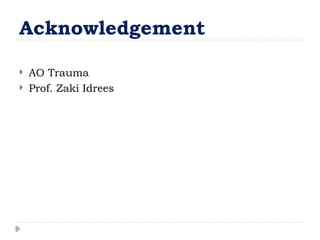 Mangled extremities: assessment scoring and management | PPTX