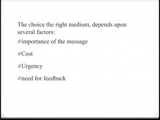 Message & medium | PPT