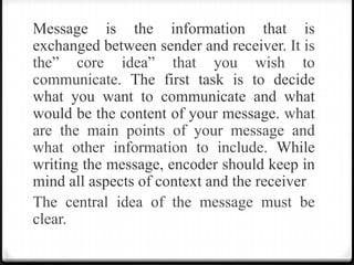 Message & medium | PPTX