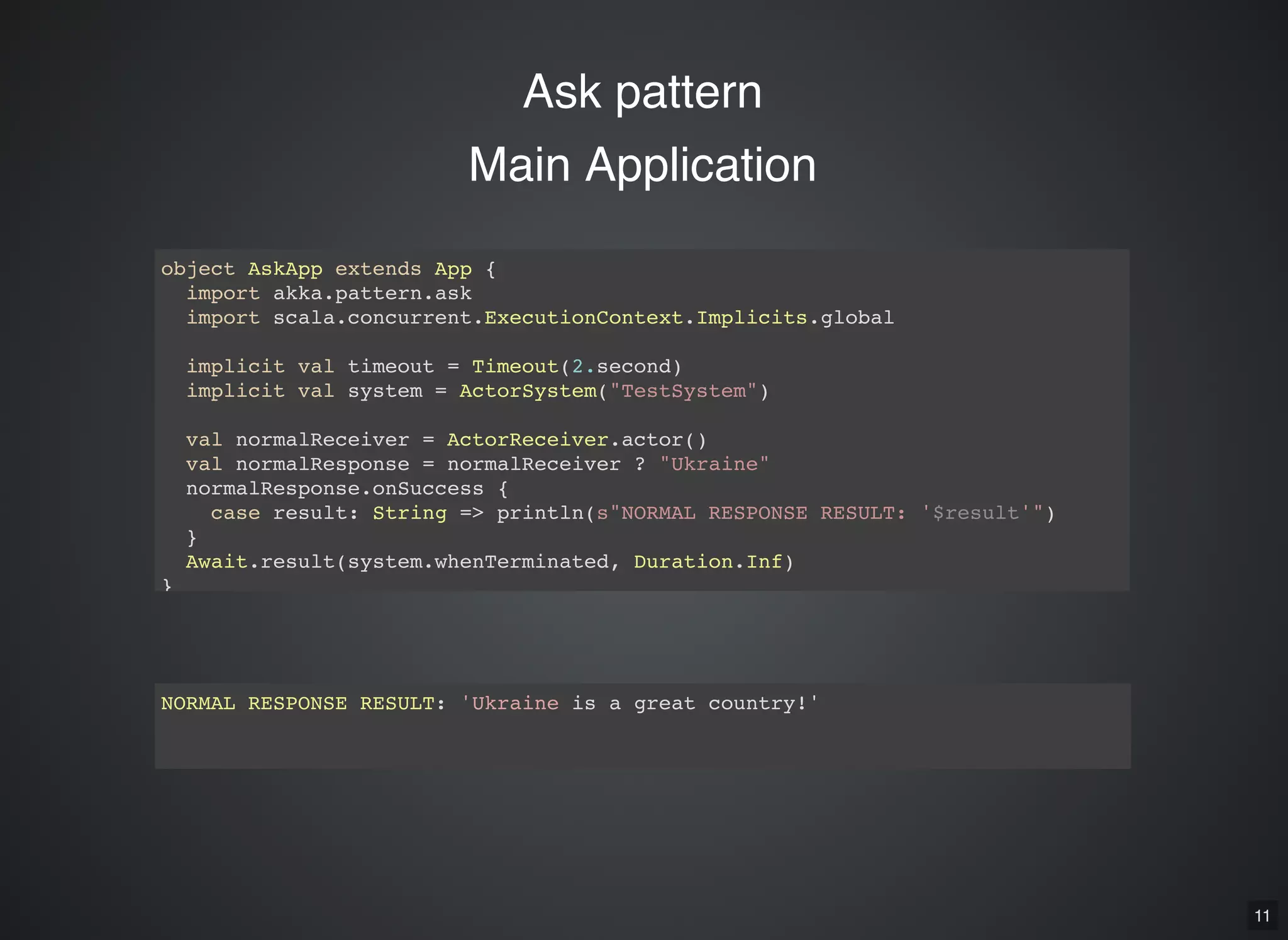 Message-based communication patterns in distributed Akka applications | PPT