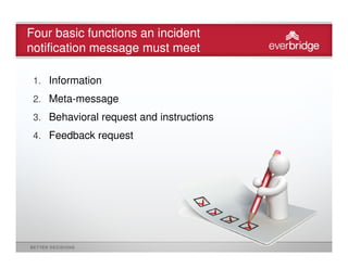 Incident Notification Message Anatomy 101 | PDF