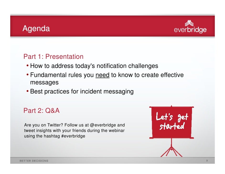 Incident Notification Message Anatomy 101