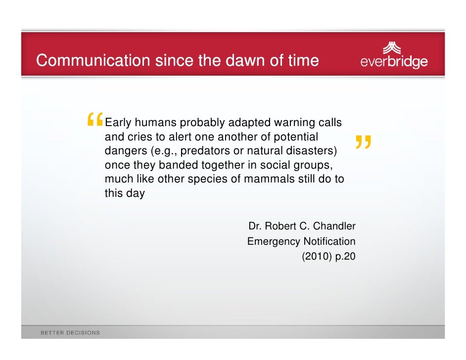 Incident Notification Message Anatomy 101