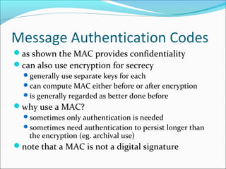 Message Authentication | PPT