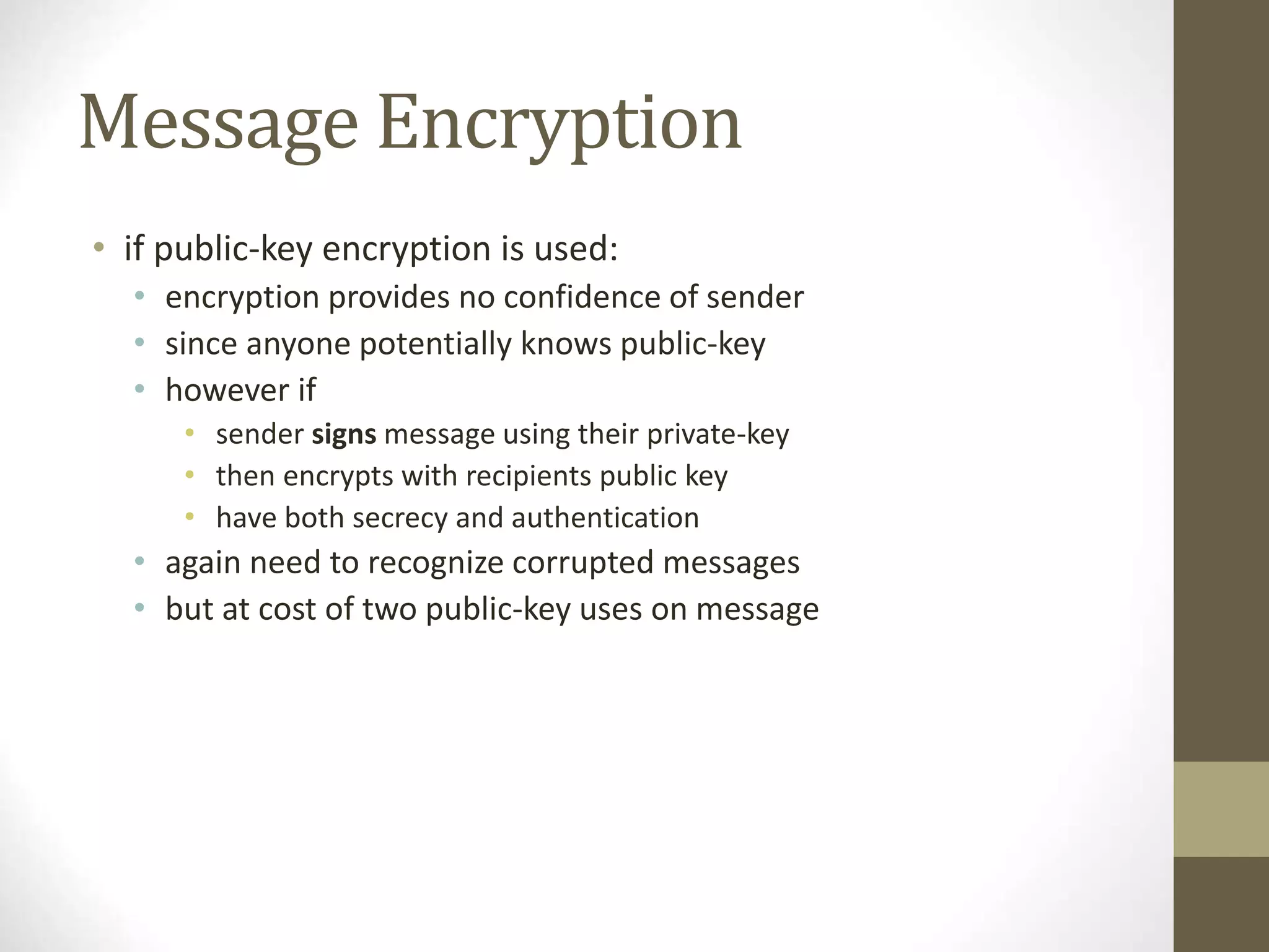 Message authentication and hash function | PPT Message authentication and hash function | PPT