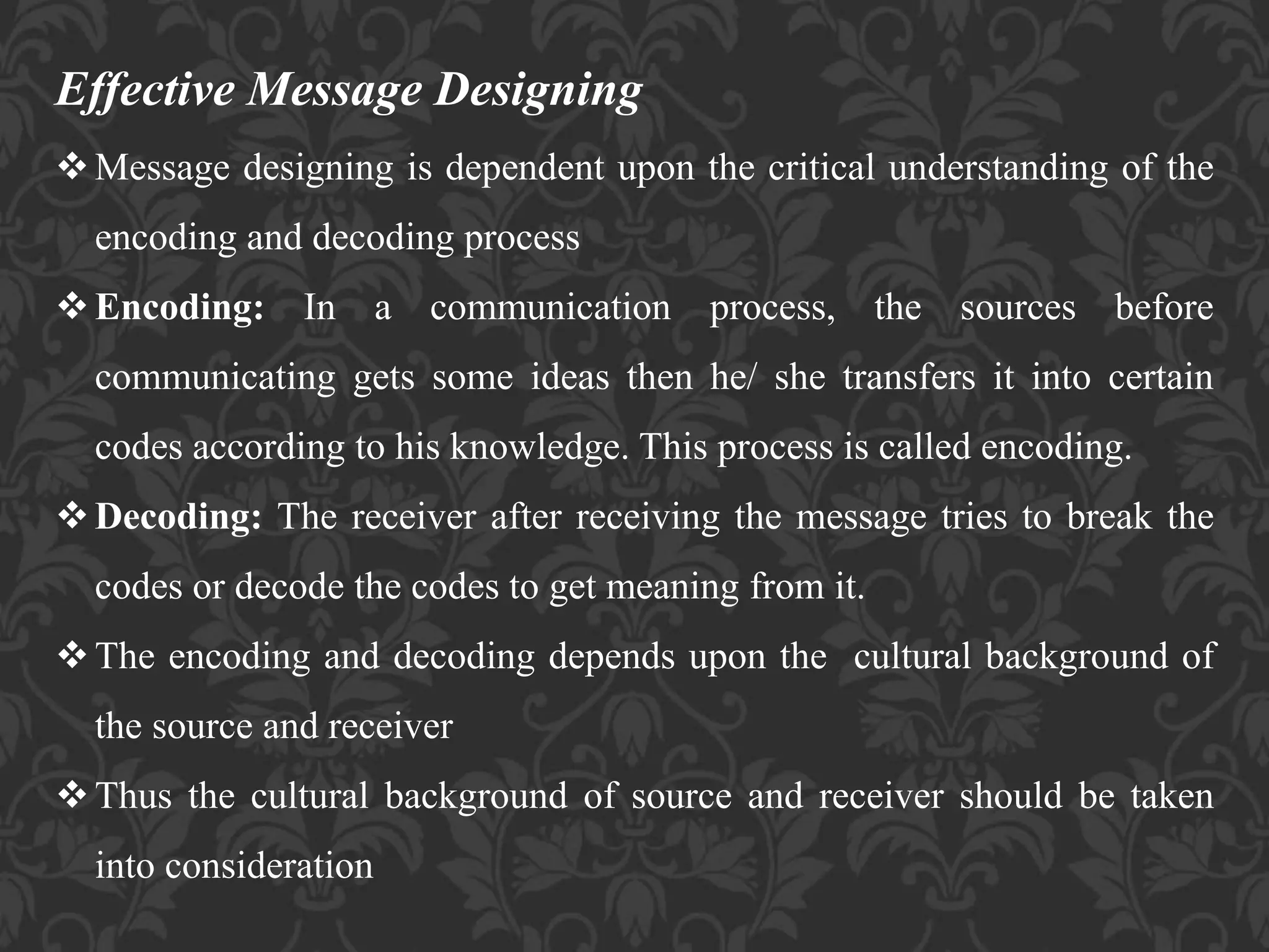 Message designing for effective communication | PPTX