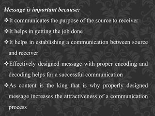 Message designing for effective communication | PPTX