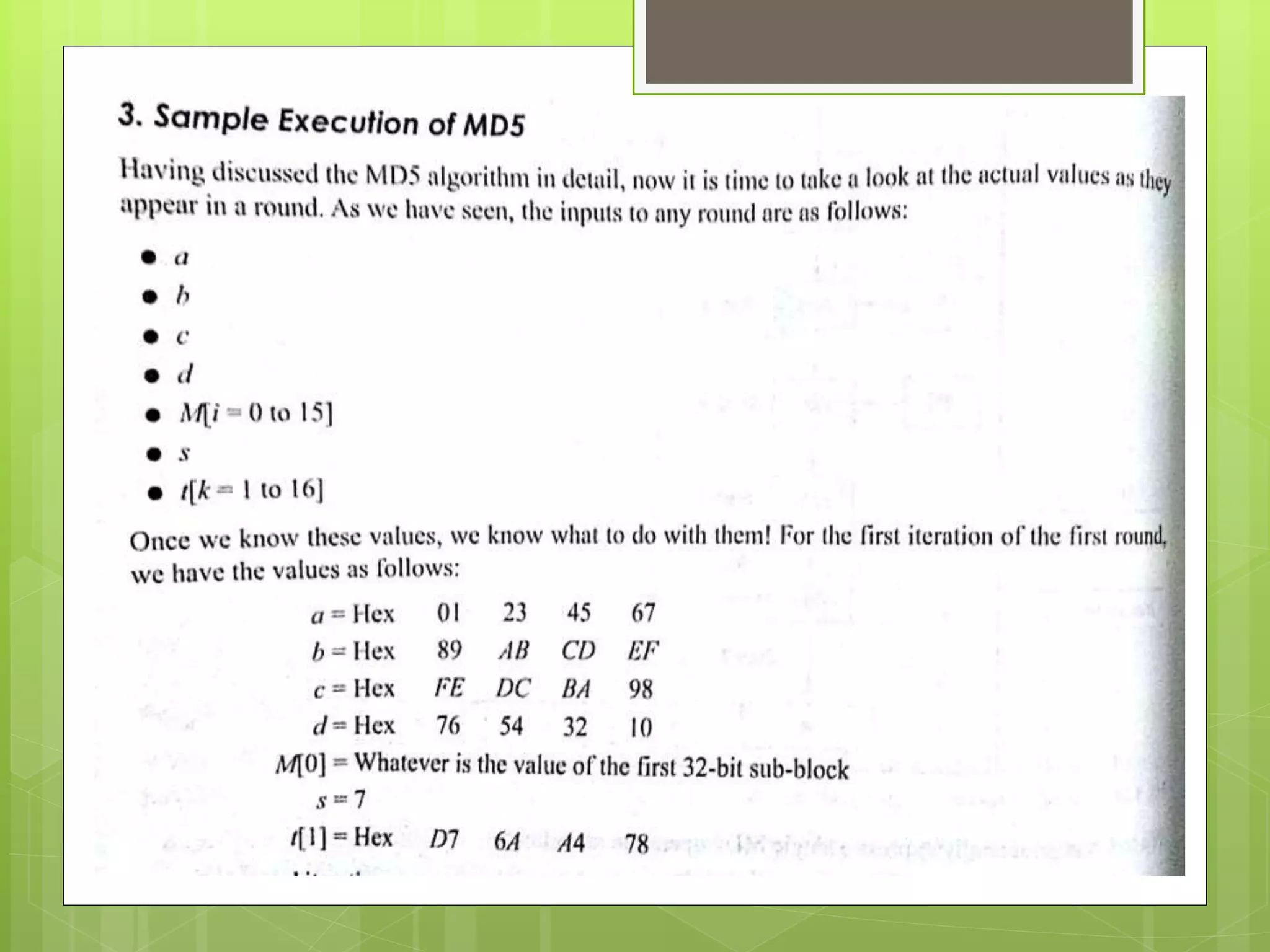 Message digest 5 | PPTX