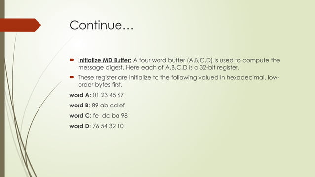 Message Digest Algorithm 4 cryptography.pptx