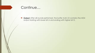 Message Digest Algorithm 4 cryptography.pptx