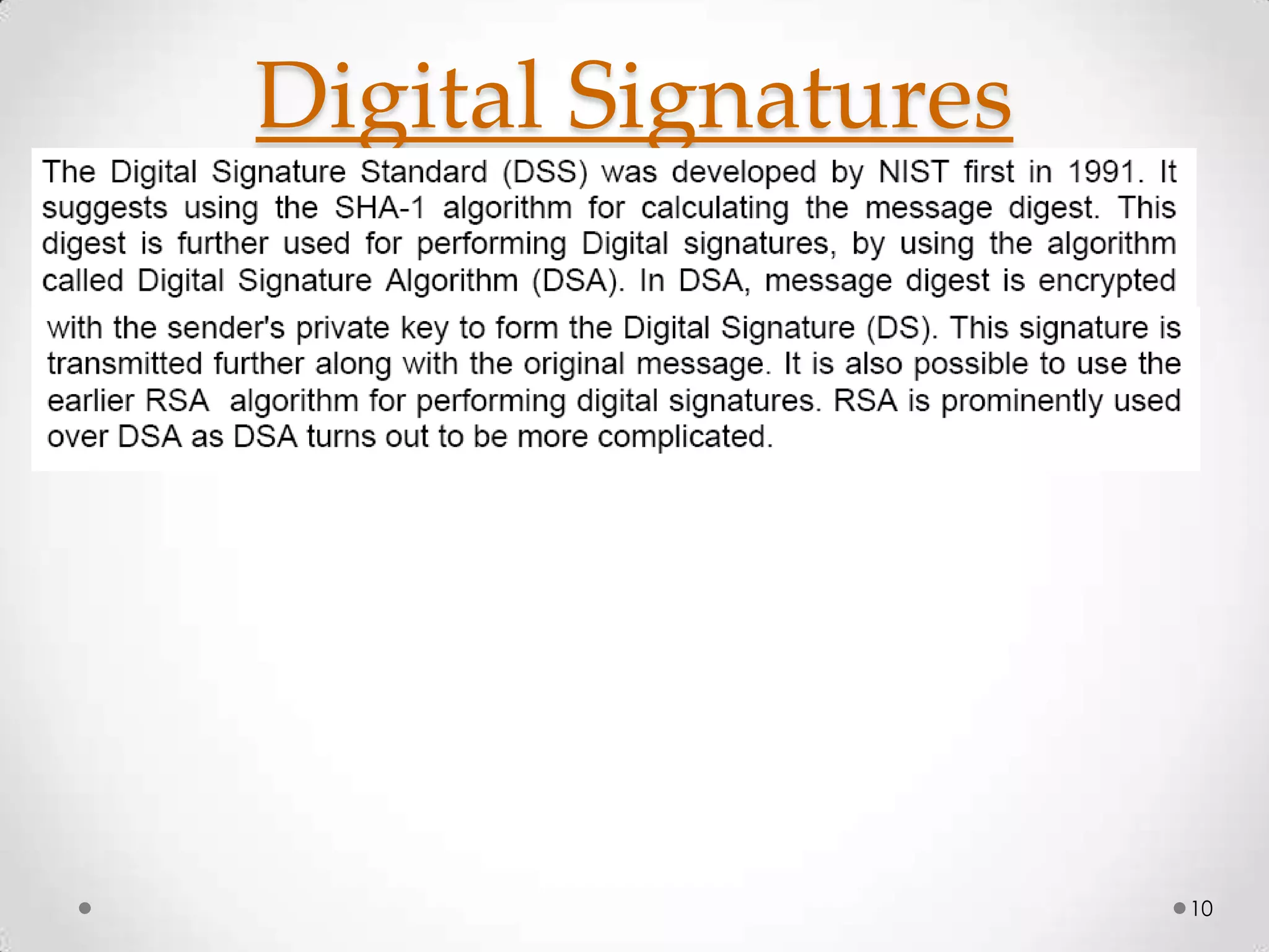 Message digest & digital signature | PPTX