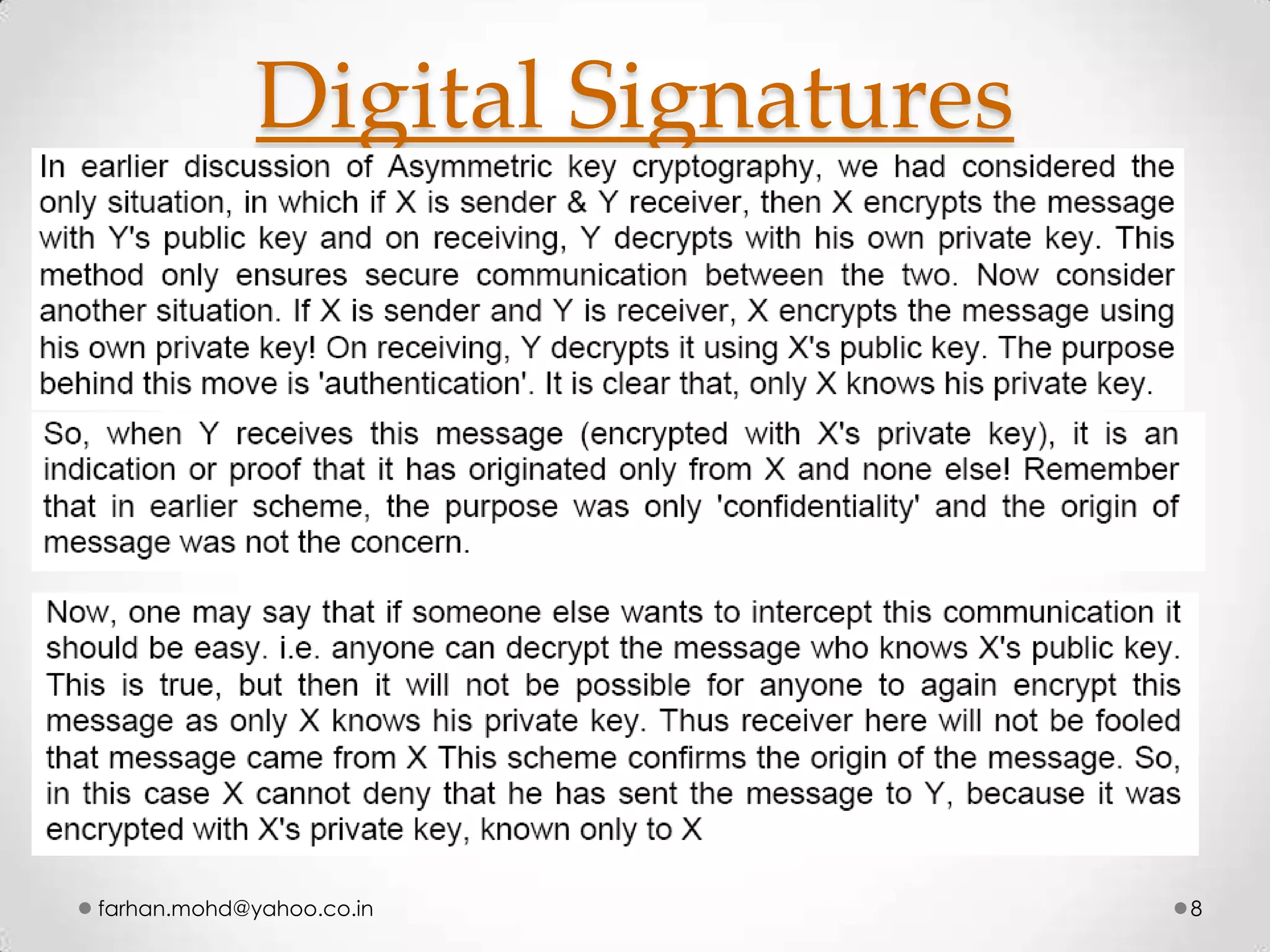 Message digest & digital signature | PPTX