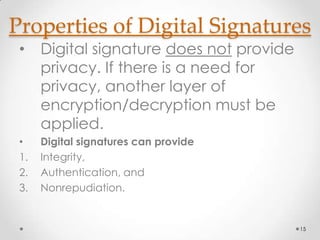 Message digest & digital signature | PPTX