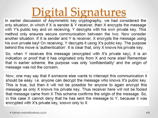 Message digest & digital signature | PPTX