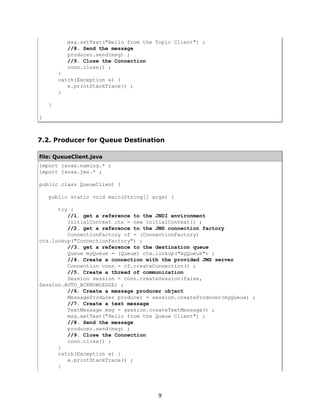Message Driven Beans (6) | PDF | Email | Internet