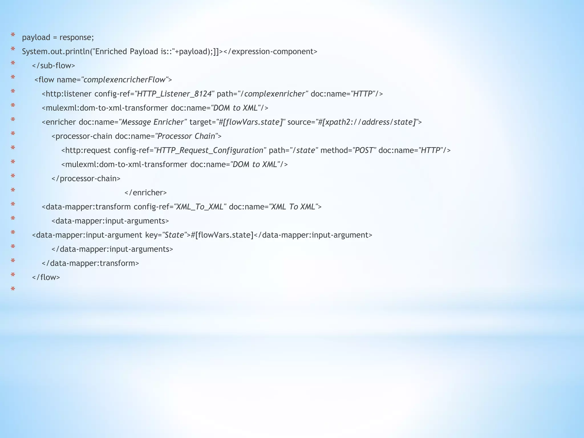 Message enricher in mule | PPT