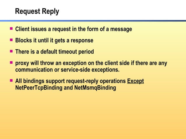 Message Exchange Patterns | PPT
