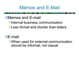 Message formats | PPT | Email | Internet