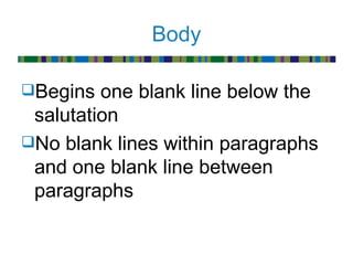 Message formats | PPT | Email | Internet