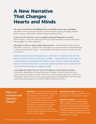 Changing the Narrative About Native Americans: A Guide For Allies | PDF