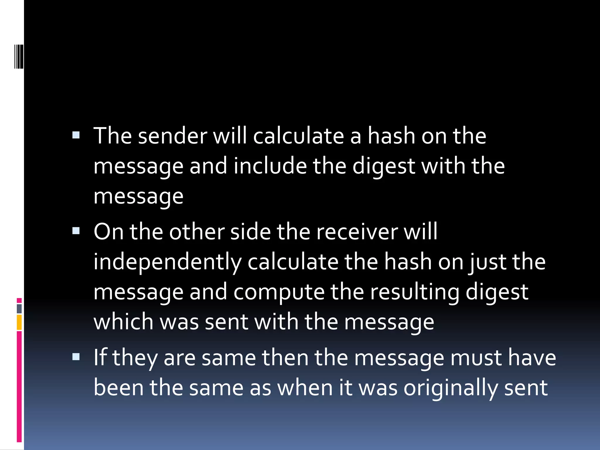 Message integrity protocol | PPTX