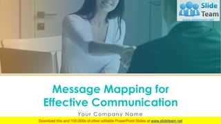 Message Mapping For Effective Communication PowerPoint Presentation Slide | PPT