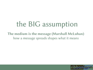 The Message is the Medium | PDF