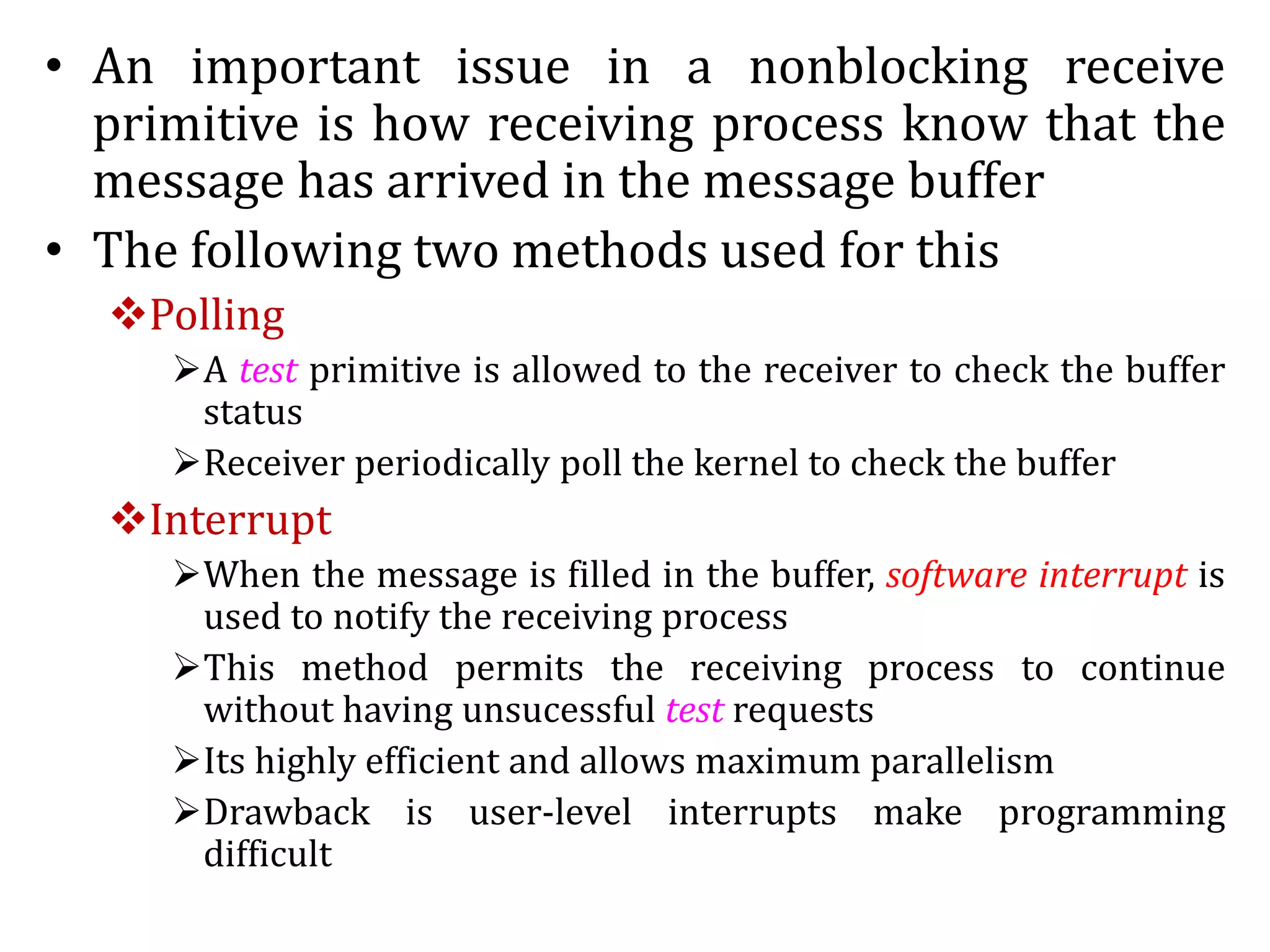 Message Passing In Distributed Computing Systems Pptx Computer 0621