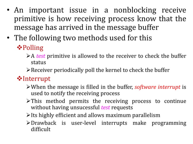 Message Passing In Distributed Computing Systems Pptx Computer Networking Computing