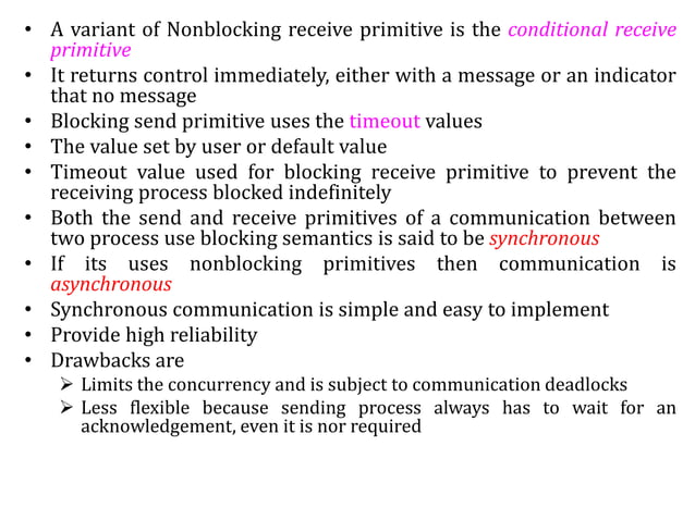 Message Passing In Distributed Computing Systems Ppt